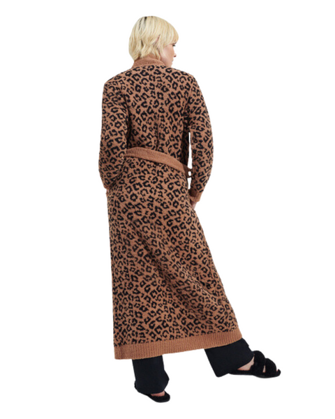 UGG 1153773 Cider Leopard Lenny Robe II Jacquard – myselflingerie.com