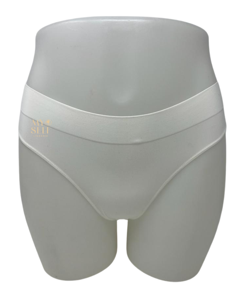 DKNY DK5017 White Poplin Seamless DKNY Modal Bikini – myselflingerie.com