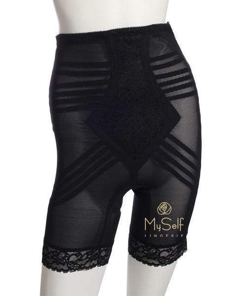 Rago 6201 High Waisted Zipper Girdle with Legs – myselflingerie.com