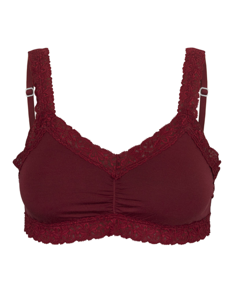 SL312 Cabernet Iconic Lace Modal Bralette – myselflingerie.com